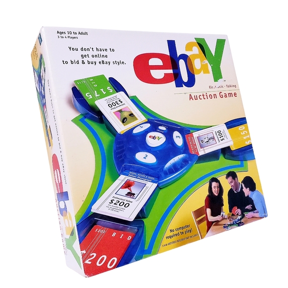 Hasbro | Games | Vintage 20 Ebay Electronic Talking Auction Board Game ...
